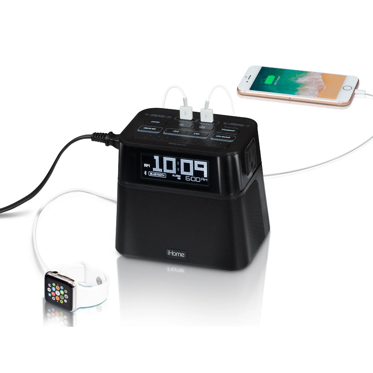 Digital Alarm Clock with USB Charger - Mormax